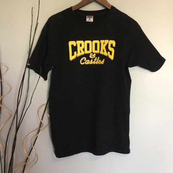 Crooks & Castles | Shirts | Crooks Castles Mens Black Tshirt | Poshmark